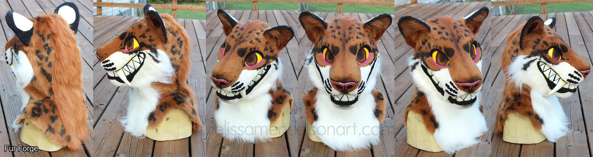 Toothy Saber Partial! Comes with paws and tail!