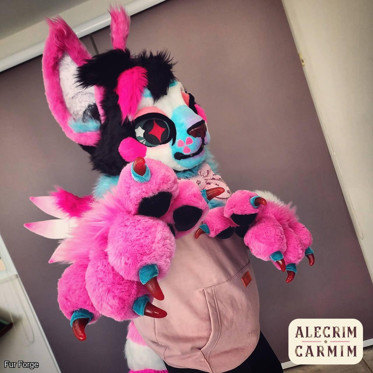 ⭐ Joy - Neon Angel Cat Mini Partial Suit